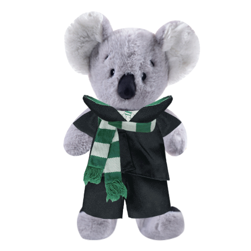 Koala Plushie With Green Wizard Costume - DubiDo Factory