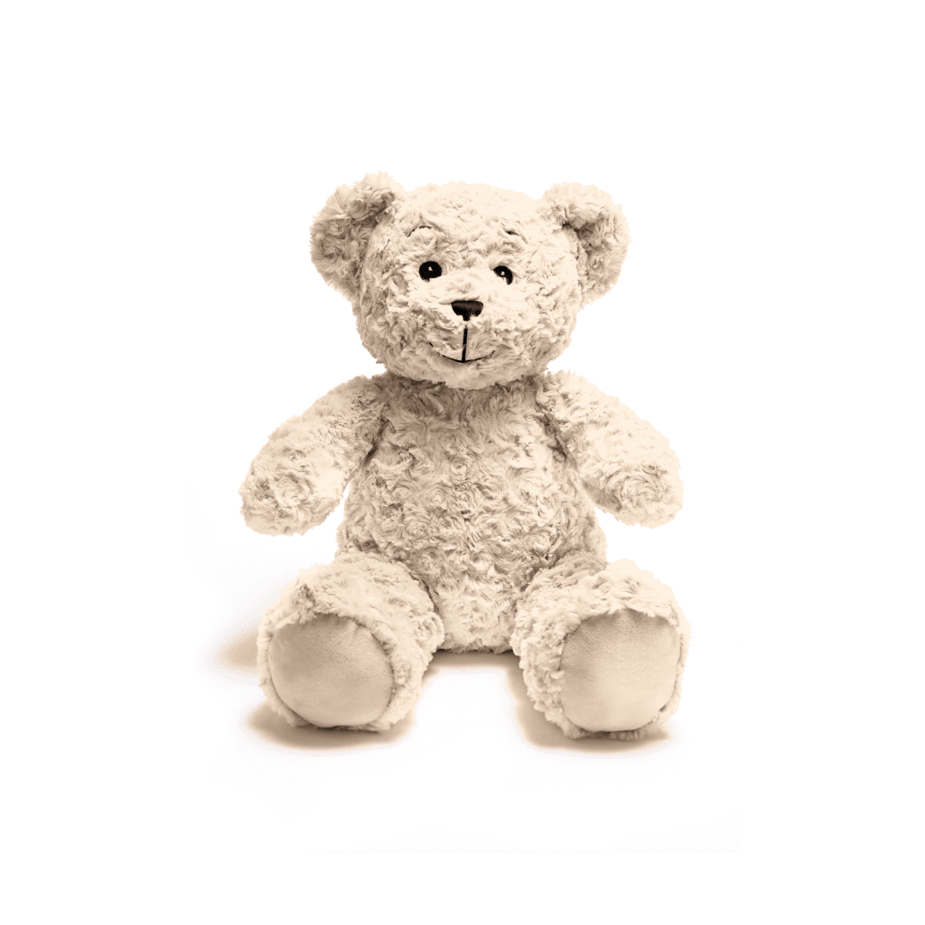 Cream Curly Teddy Bear Stuffed Animal with Sound – Cuddly